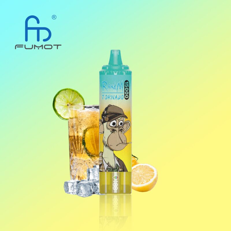 RandM Tornado 15000 Puffs Disposable Vape-ICE TEA LEMON ICE