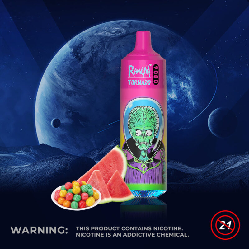 RandM Tornado 9000-Watermelon bubble gum - JR-VAPE:Explore Top ...